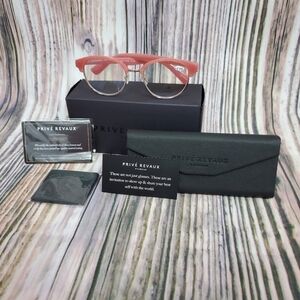 prive revaux | Accessories | Prive Revaux Milky Pink Angelou Blue Light ...